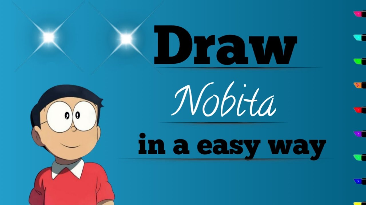 How to make Nobita | Nobita drawing banane ka Aasan tarika | easy way ...