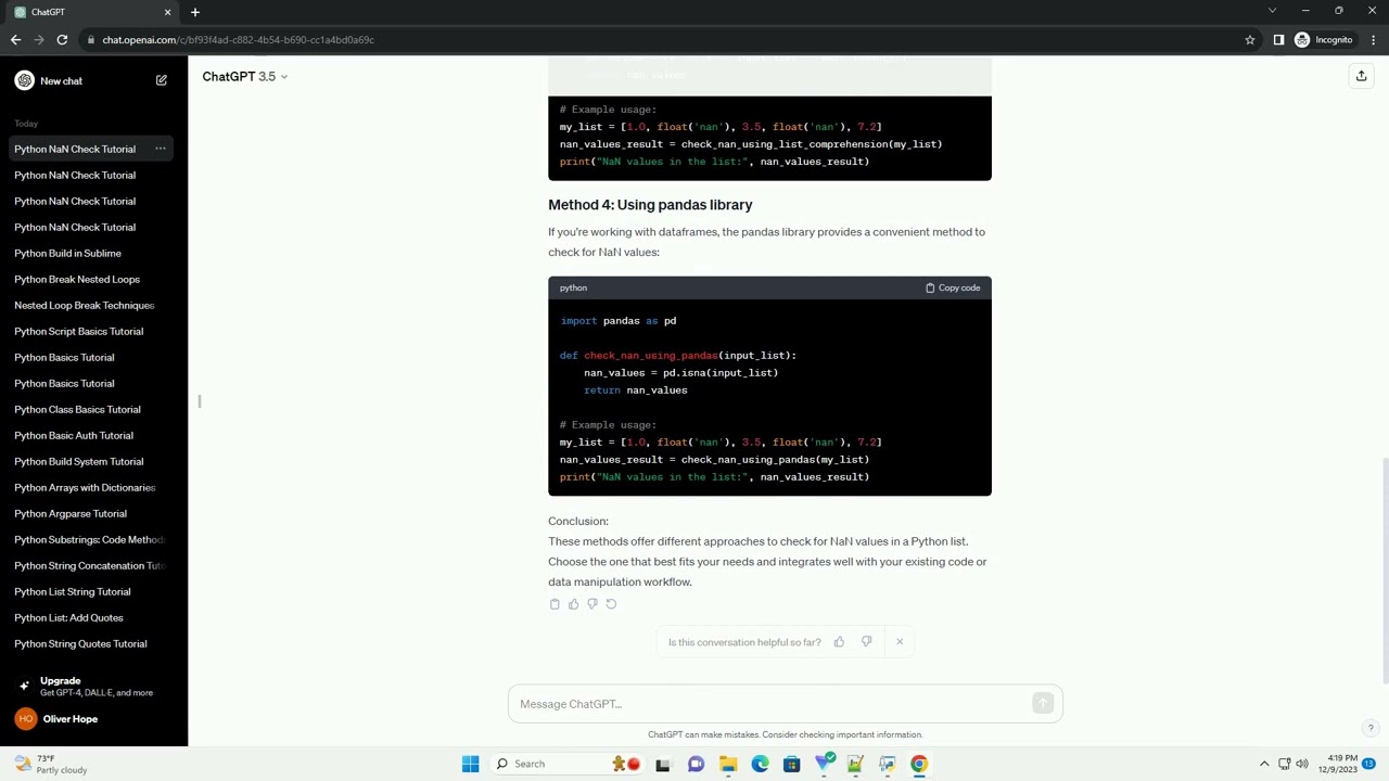 Python Check Nan In List YouTube Python Check Nan In List YouTube