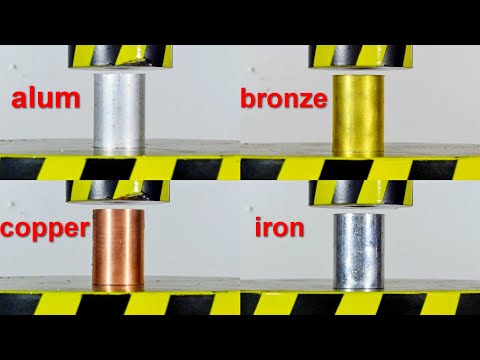 HYDRAULIC PRESS VS METALS