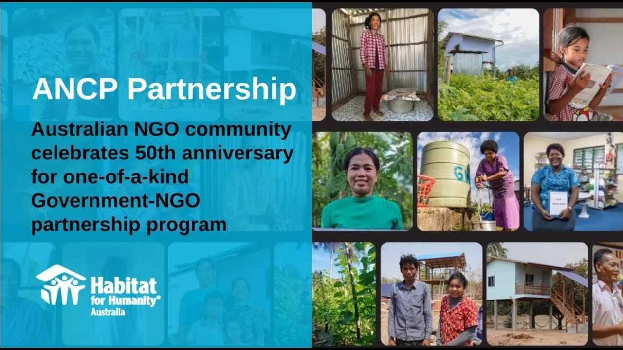 ANCP x Habitat for Humanity Australia Partnership - YouTube