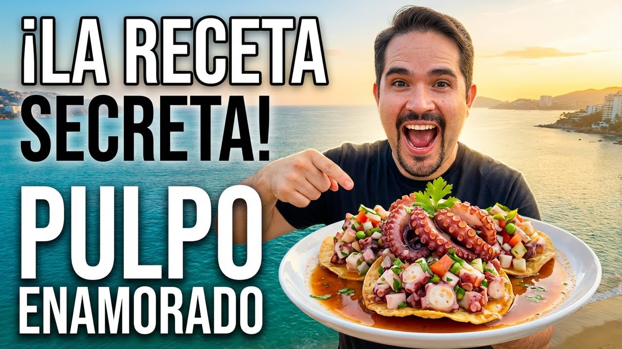 Como preparar PULPO ENAMORADO estilo ACAPULCO - YouTube
