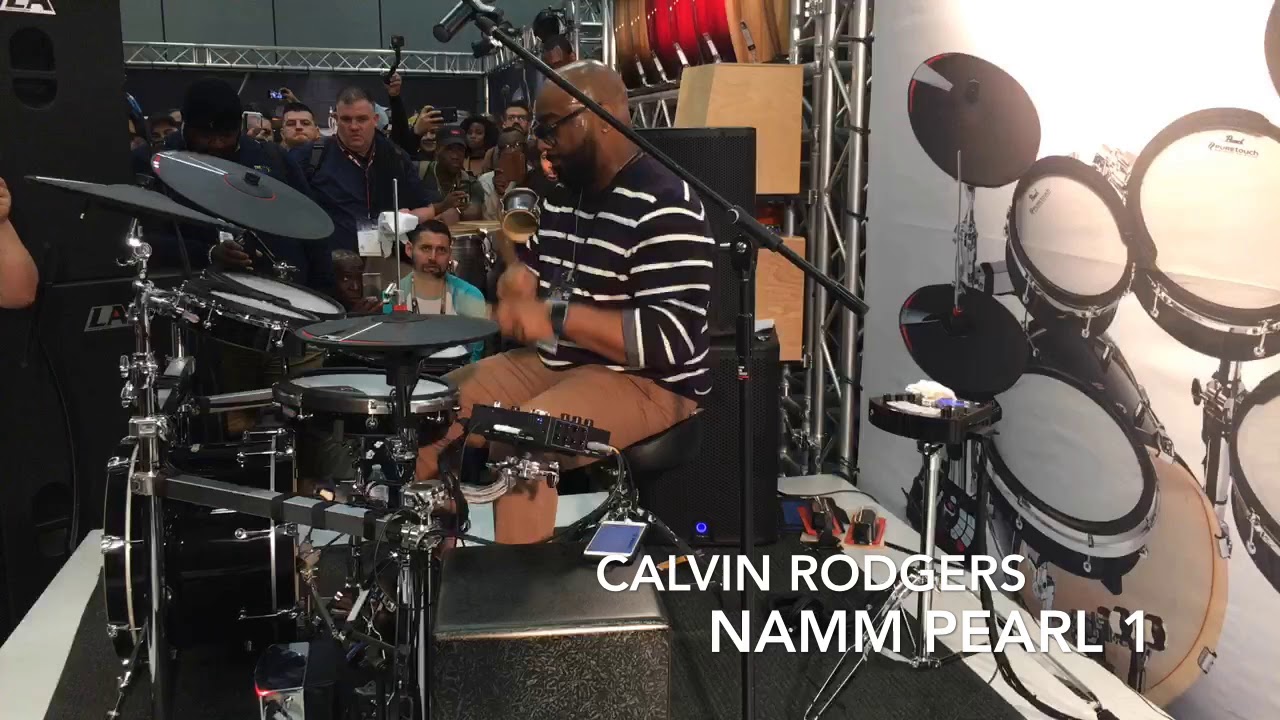 Calvin Rodgers Namm 2019 Pearl Booth - YouTube