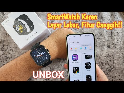 Smart Watch Keren, Layar Lebar, Fitur Canggih!! UNBOXING Redmi Watch 4 ...