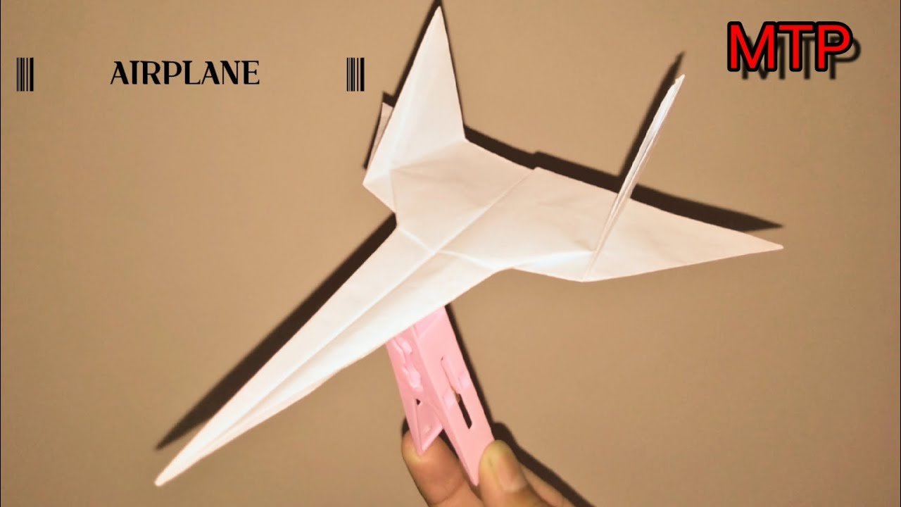 Making a Paper Airplane from A4 paper - YouTube