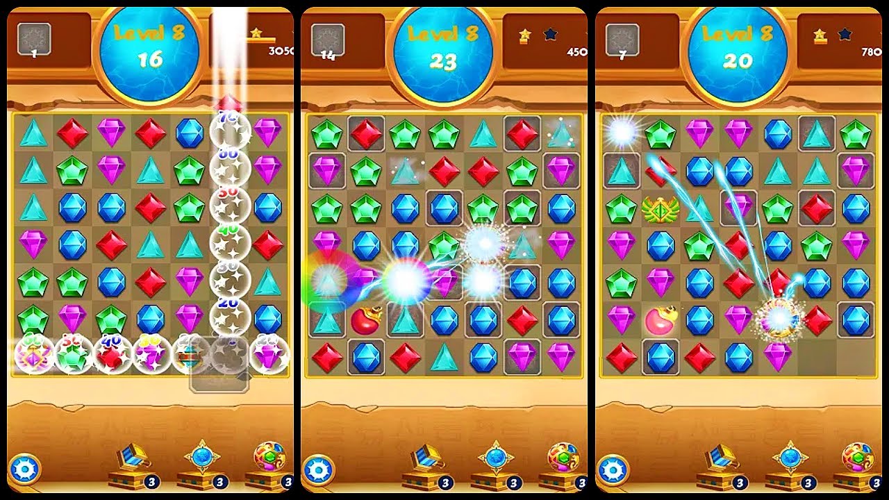 Jewels Adventure - Match 3 Puzzle Gameplay (Android/Match3) - YouTube