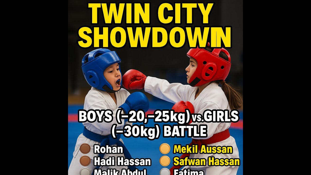 Shadow Ninjas Club | Twin City Showdown: Boys (-20, -25kg) vs. Girls (-30kg) Battle! - YouTube