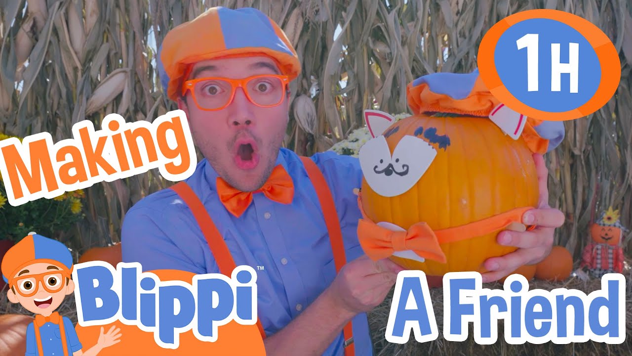 Making A Friend and Riding Rollercoasters | Blippi Learns Something New ...