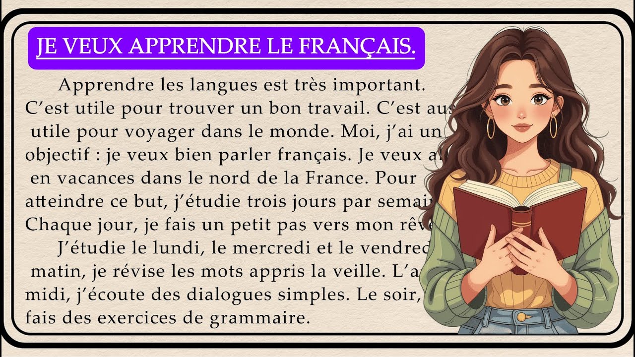 I want to learn French💖 《JE VEUX APPRENDRE LE FRANÇAIS》 | Learn French ...