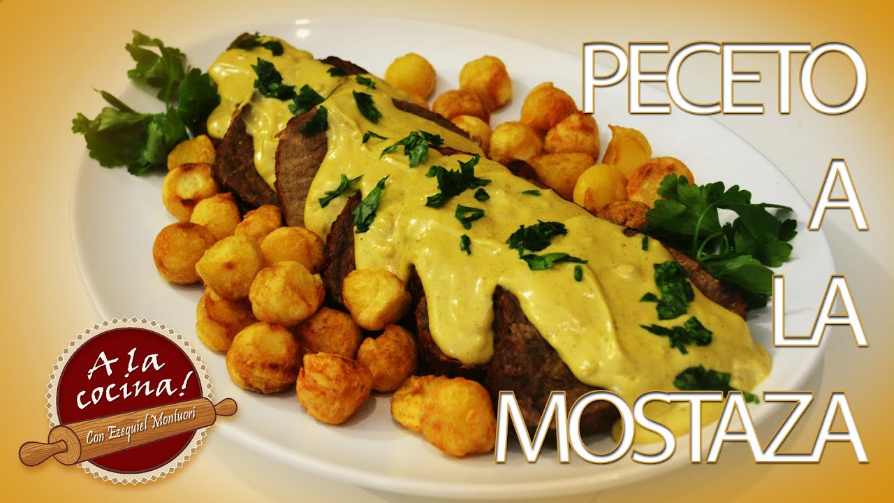 A la cocina! | Peceto a la mostaza con papas noisette - YouTube