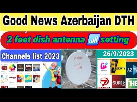 How to set Azerspace 46e Satellite with india/ kolkata on 2 Feet dish | azerspace 46°e latest update