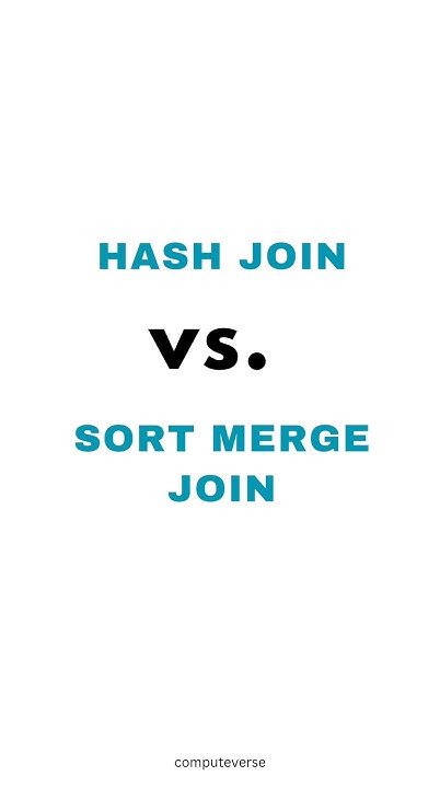 SQL HASH JOIN Vs. SORT MERGE JOIN ️ - YouTube