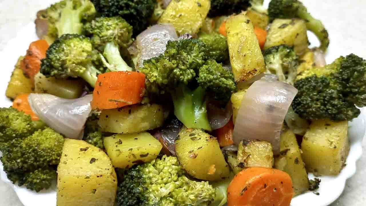 How To Make Broccoli Delicious- Roasted Vegetables Recipe! - YouTube