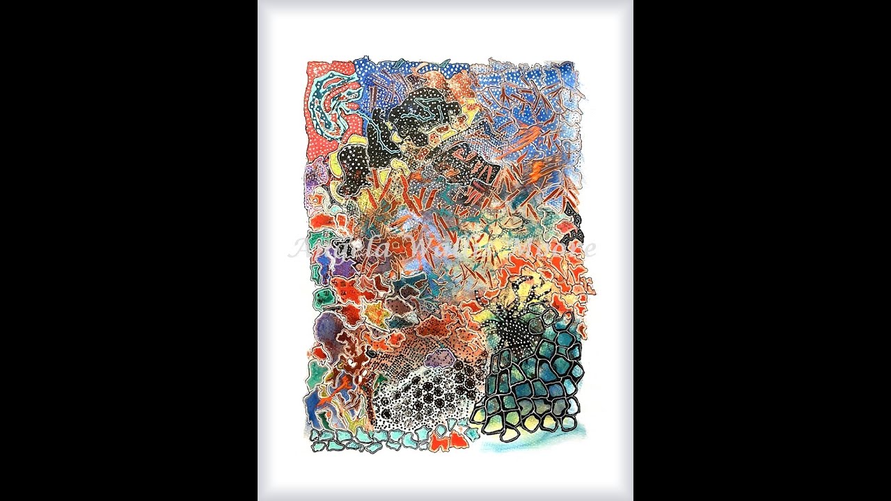 A Complex Abstract Painting - YouTube