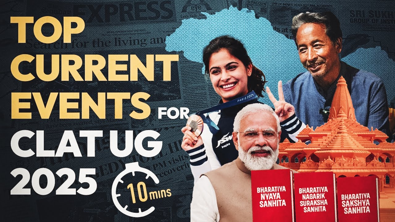 Must know events of 2025 | Current Affairs | CLAT UG 2025 - YouTube