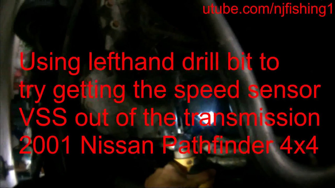 Removing speed sensor with lefthand drill bit (Nissan Pathfinder ...