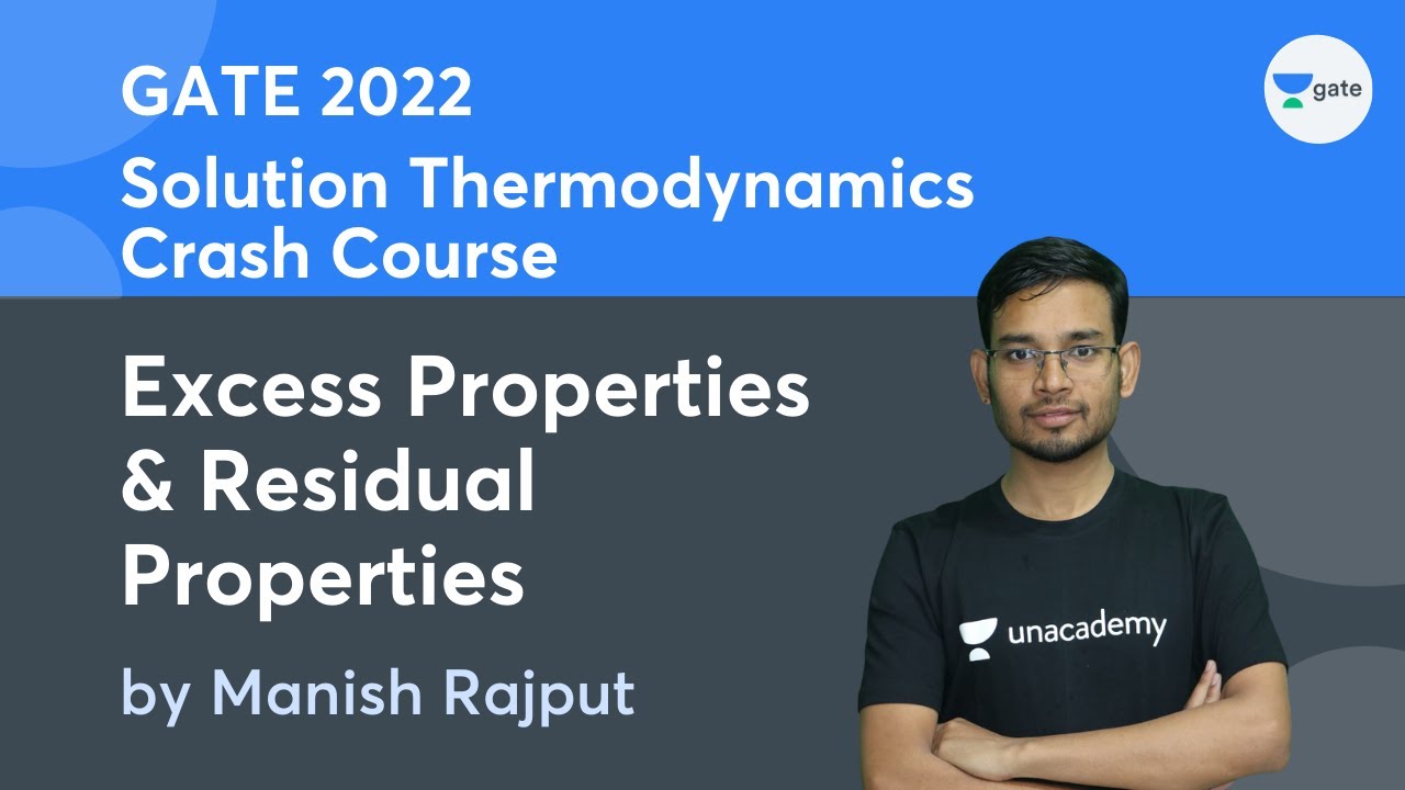 L8 | Excess Properties & Residual Properties | Syllabus & Marks ...