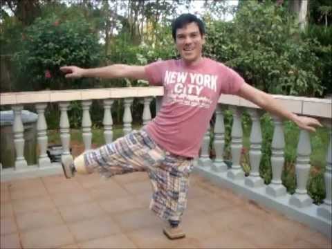 Bilateral Above Knee Amputee's Balance in Stubbies - YouTube
