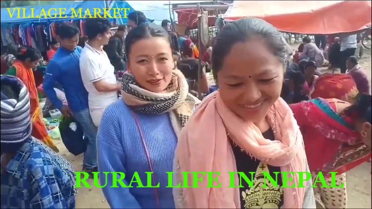 Khandbari Bazar || Khadbari Haat Bazaar || Villiage Life Market ...