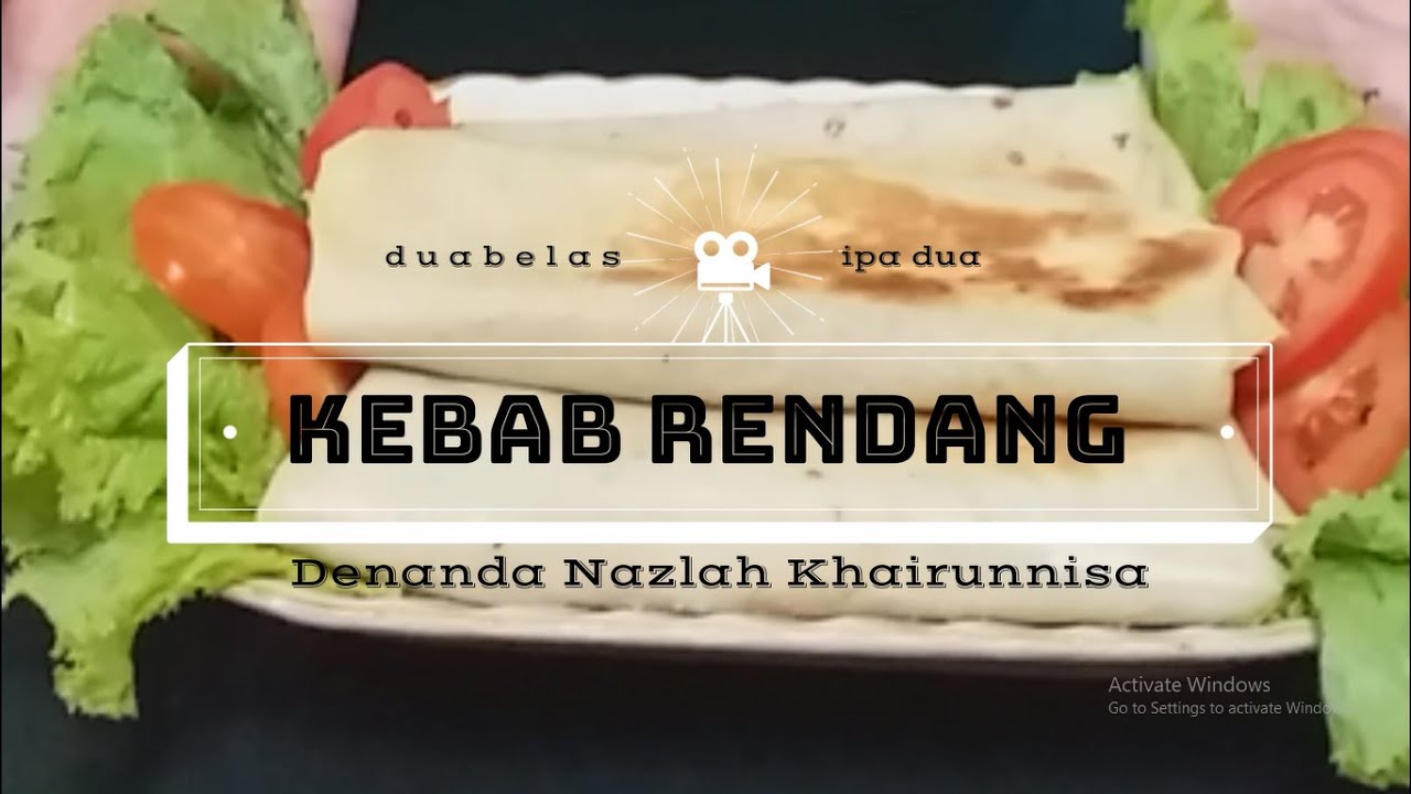 TUTORIAL KEBAB RENDANG - YouTube
