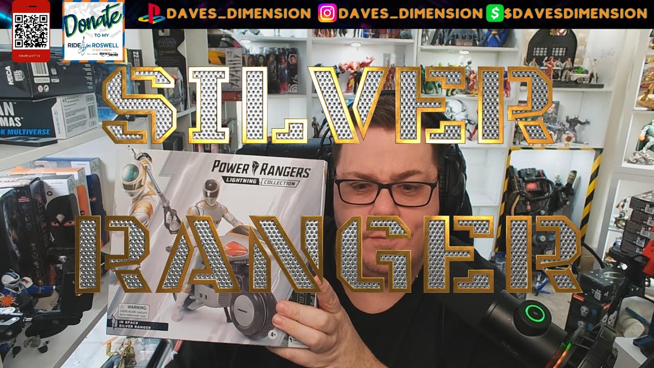 POWER RANGERS IN SPACE - SILVER RANGER w/ CYCLE - YouTube