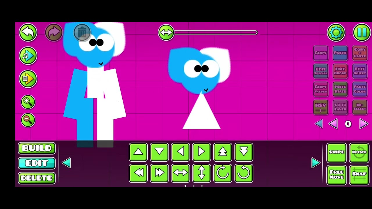I'm making a emoji cat in Geometry Dash | geometry dash 2.3 - YouTube