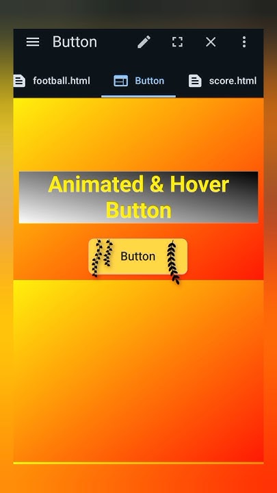 Animated And Hover Button Using Html And Css Button Beginners Htmlandcss Youtube