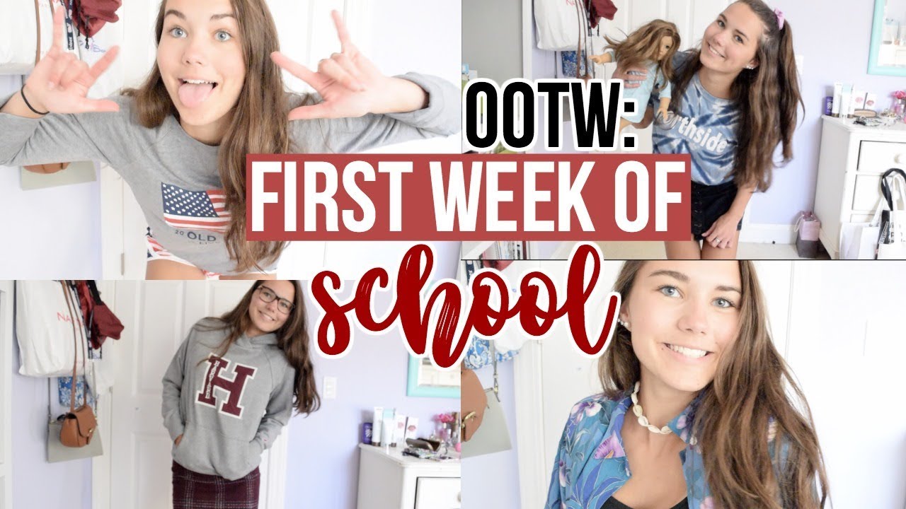 OOTW: FIRST WEEK OF SCHOOL 2017! (Senior Dress Up Week) - YouTube