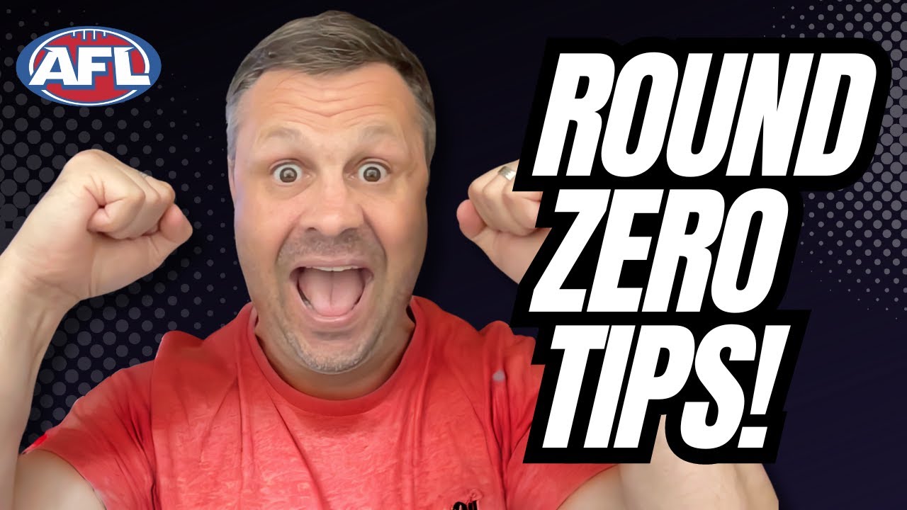 Get Your AFL Round Zero Tips in Less Than Three Minutes - YouTube