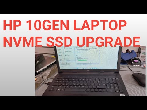 HP 10GEN LAPTOP NVME SSD UPGRADE - YouTube