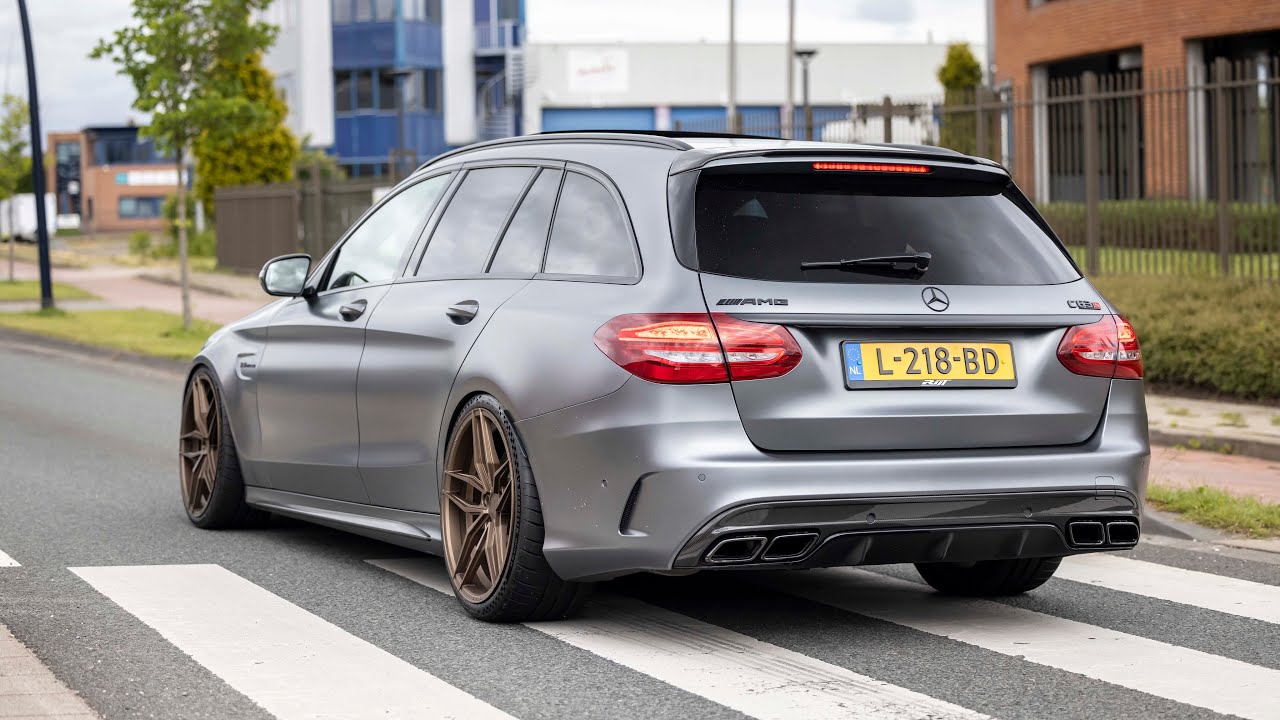 620HP Stage 2 Mercedes C63 S AMG Estate with Milltek Sport Cats - Loud ...