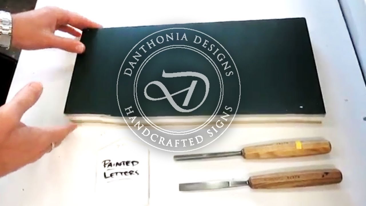 Danthonia Designs: How To Carve a Letter - Part 1 - YouTube