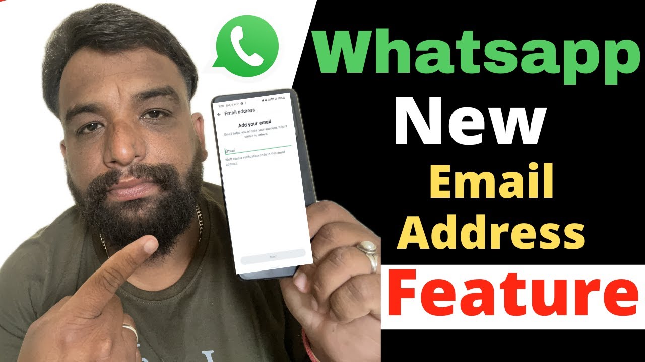 WhatsApp's New Email Address Feature , Whatsapp New Update 2023 - YouTube