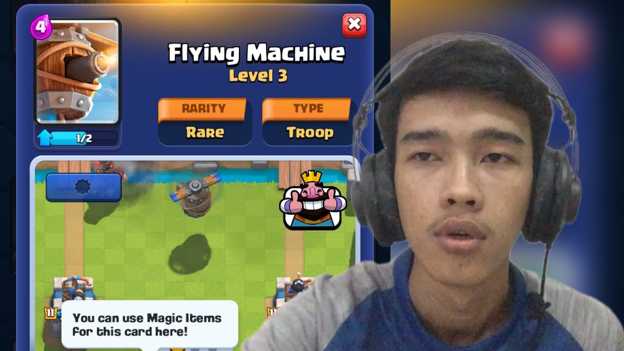 Clam bunus new flying machine / Clash royale 2024. - YouTube