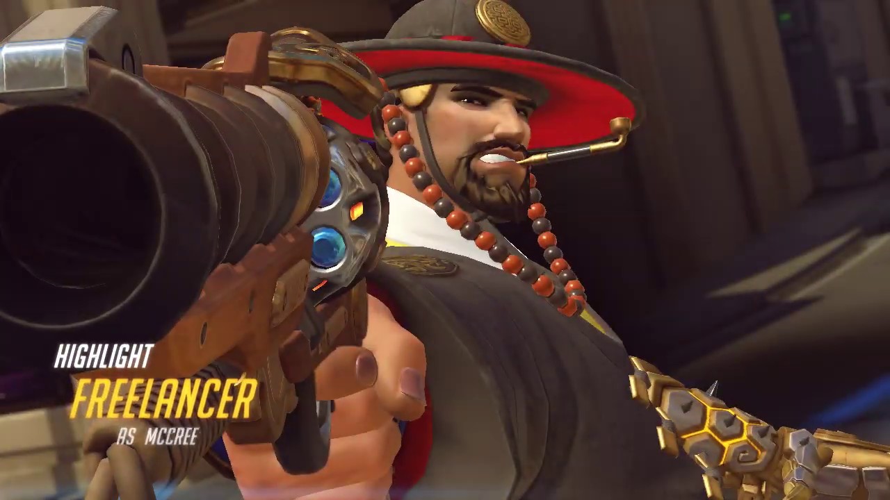 Overwatch Highlight #1045-McCree - YouTube