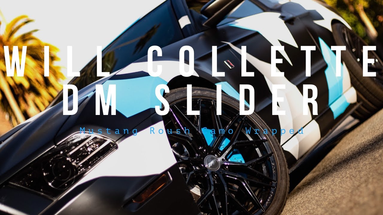 Camo Wrapped Mustang Roush Gets Custom Caliper Covers Upgrade - YouTube