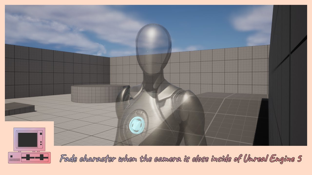Fade character when the camera is close | UE 5 - YouTube