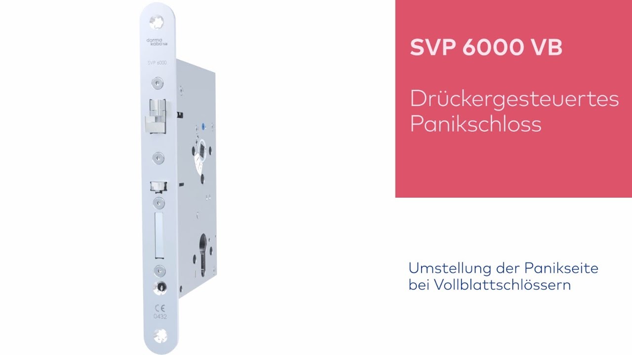 SVP 6000 NG VB Einstellung der Panikfunktion - YouTube