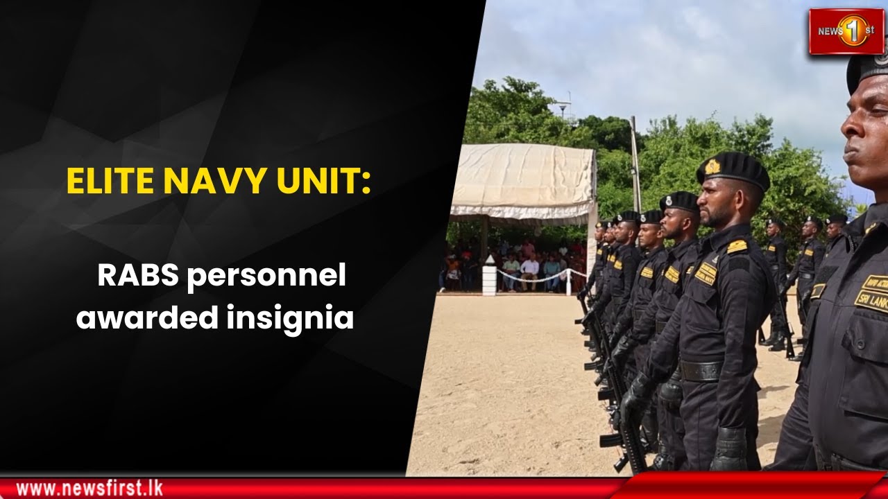 Elite Navy Unit: RABS personnel awarded insignia - YouTube
