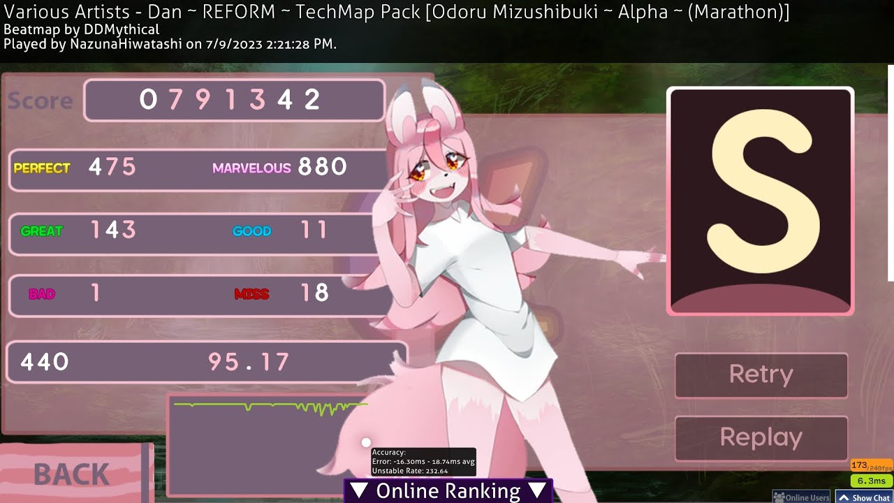 [Osu!Mania] Alpha REFORM Tech 95.17% S rank - YouTube