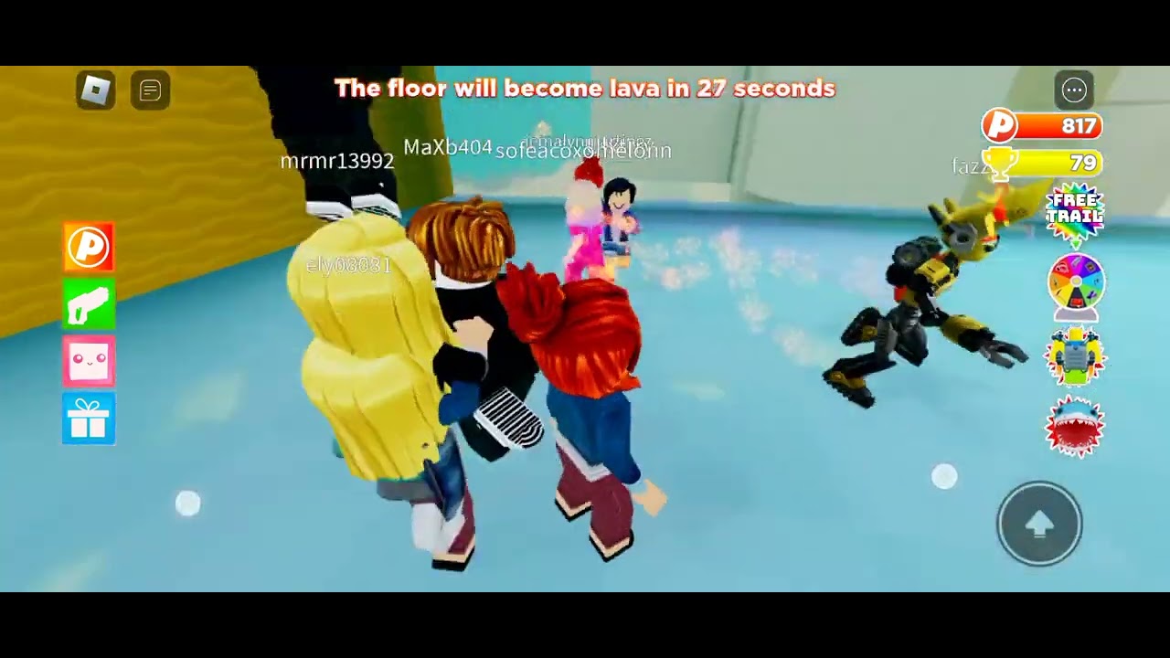 Mama chel and Ely Playing Roblox The floor is Lava Part 3 - YouTube