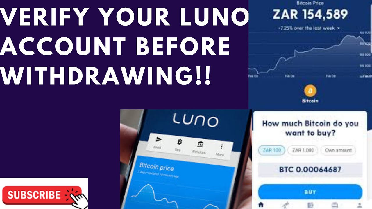 Verify Your Luno Account | Before withdrawing/Depositing on Luno - YouTube