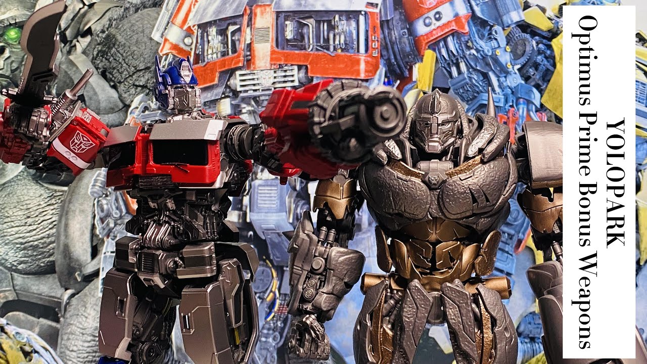 Yolopark Optimus Prime Bonus Weapons from Rhinox AMK Series 20 cm Model ...