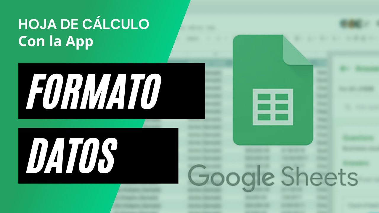🔍 Transforma tus Datos en tu Smartphone: Aprende Formatos de Google ...
