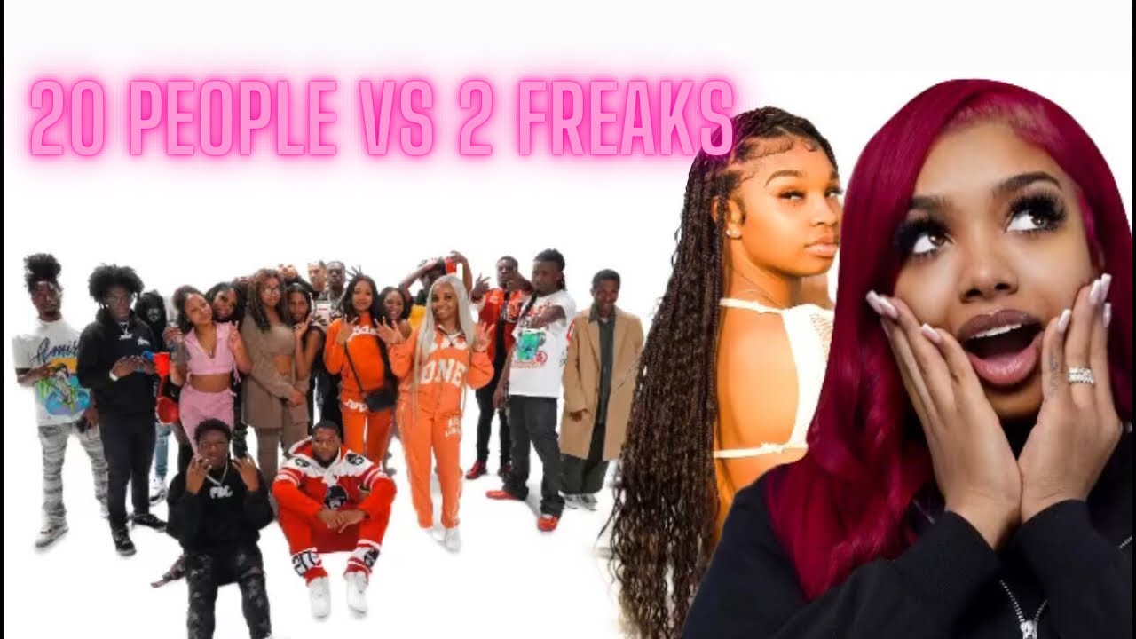20 PEOPLE VS 2 BADDIES : JOSIE BANDS & SHAY - YouTube