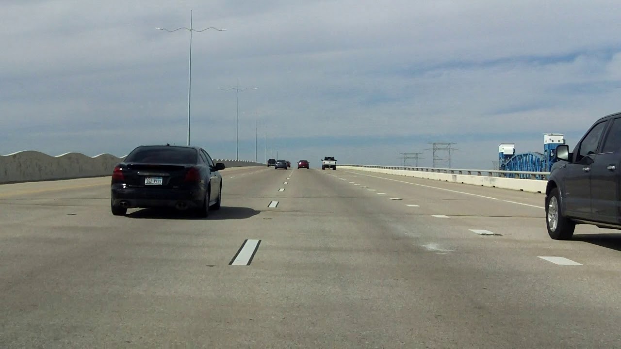 Gulf Freeway (Interstate 45 Exits 1 to 4) northbound - YouTube