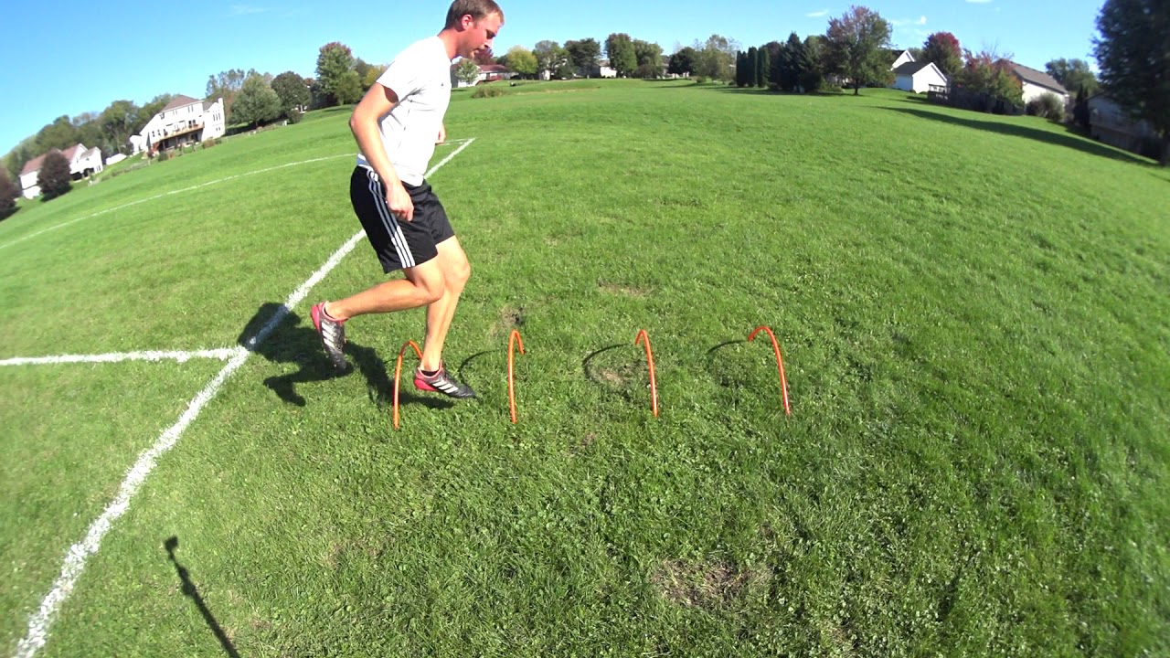 One Foot Hops over Hurdles - YouTube