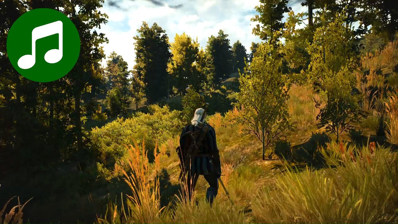 WITCHER 3 Music & Ambience 🎵 In the Woods (Relaxing Gaming Music ...
