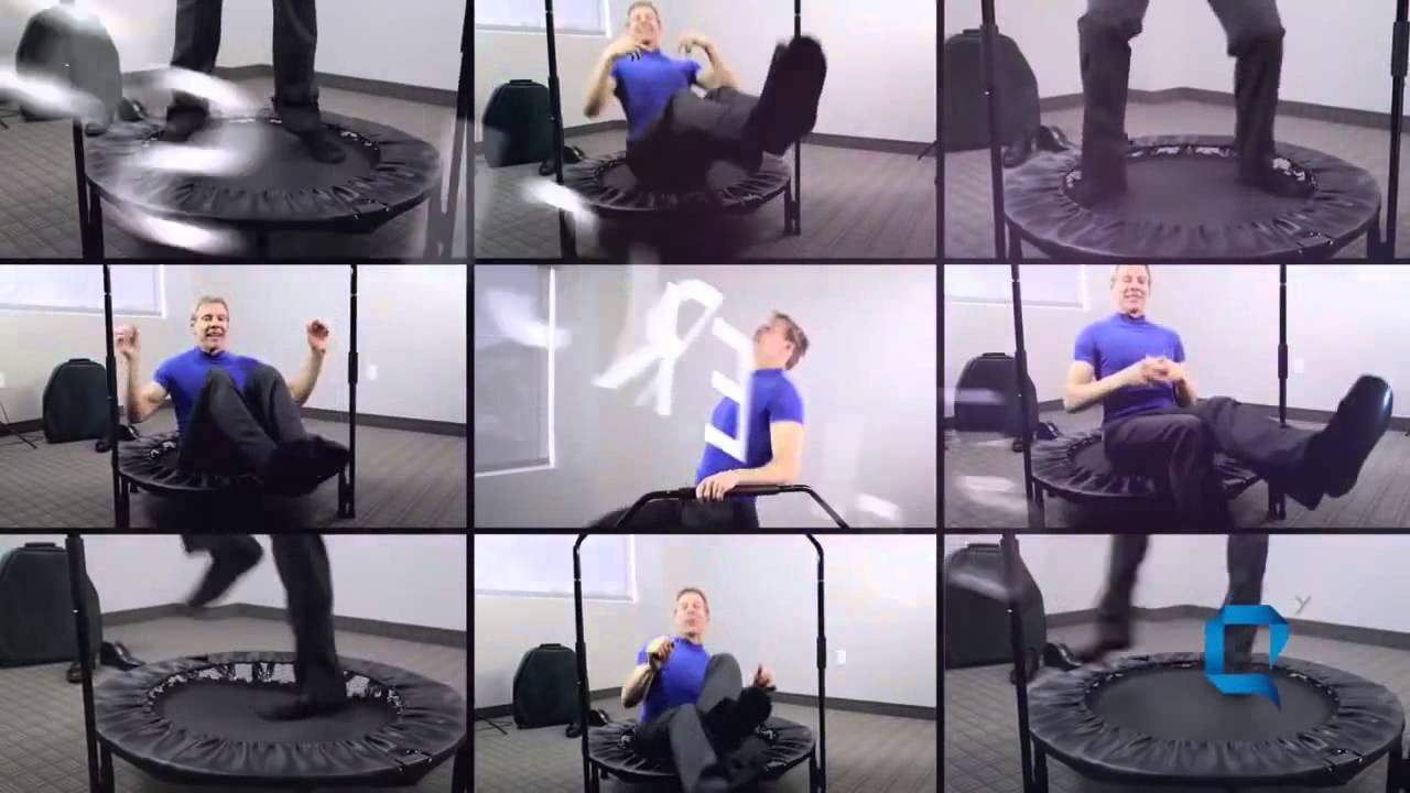 Cellerciser 10 min Rebounder workout anywhere - YouTube