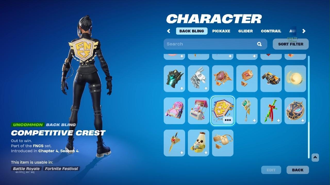 fortnite locker tour . from ch4 s2 . - YouTube