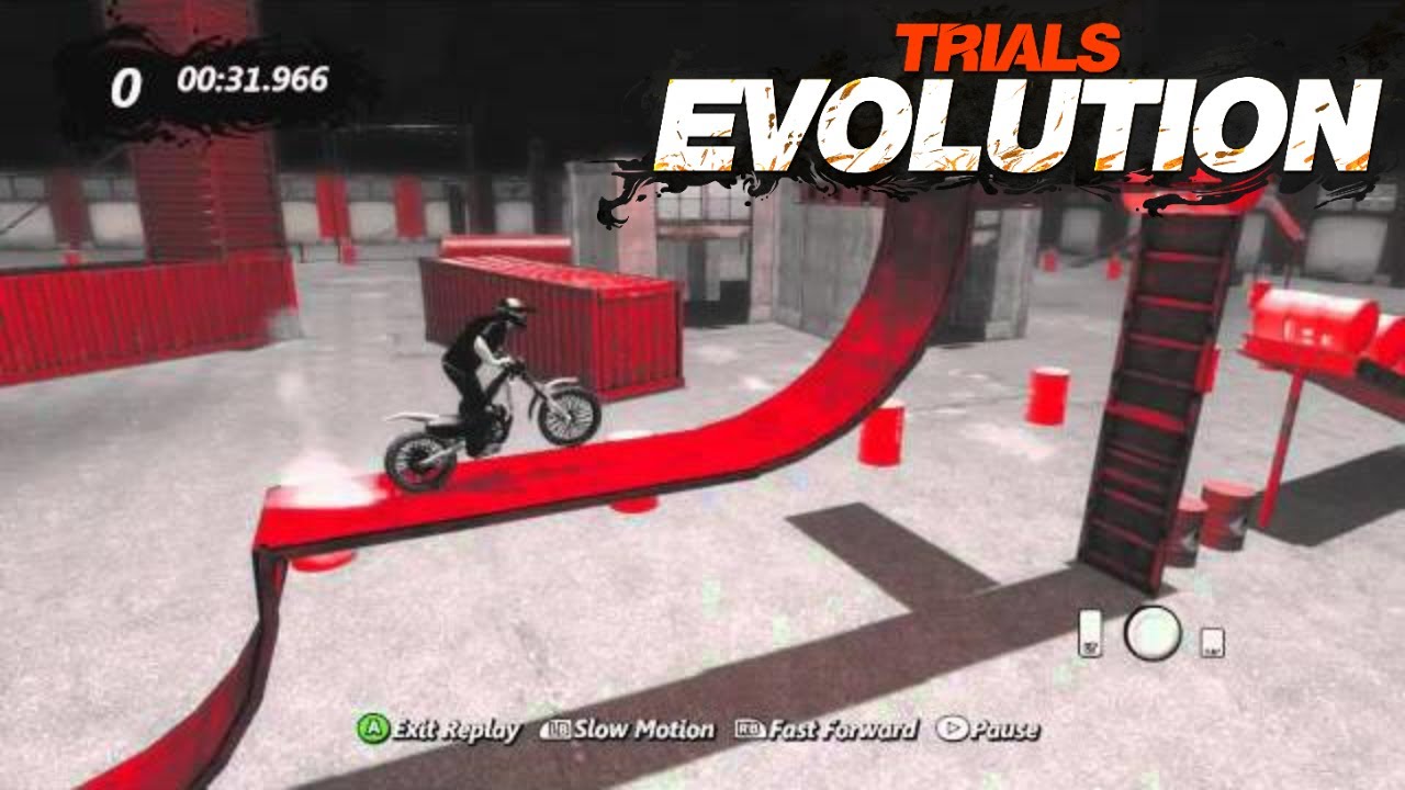 Trials Evolution - Technically Red v2 - Custom Track - YouTube